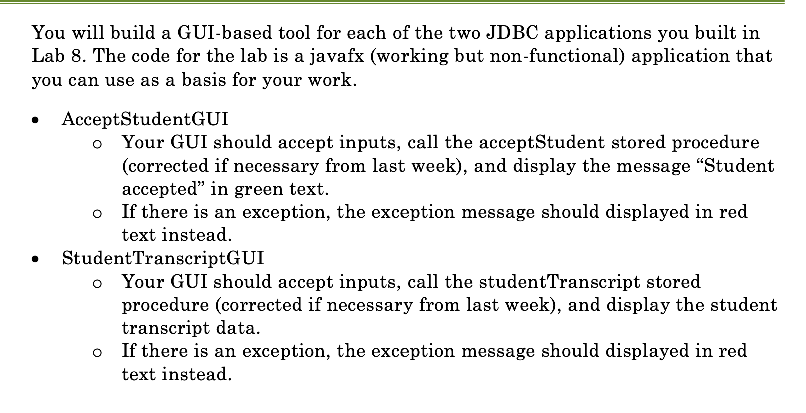 You will build a GUI-based tool for each of the two | Chegg.com
