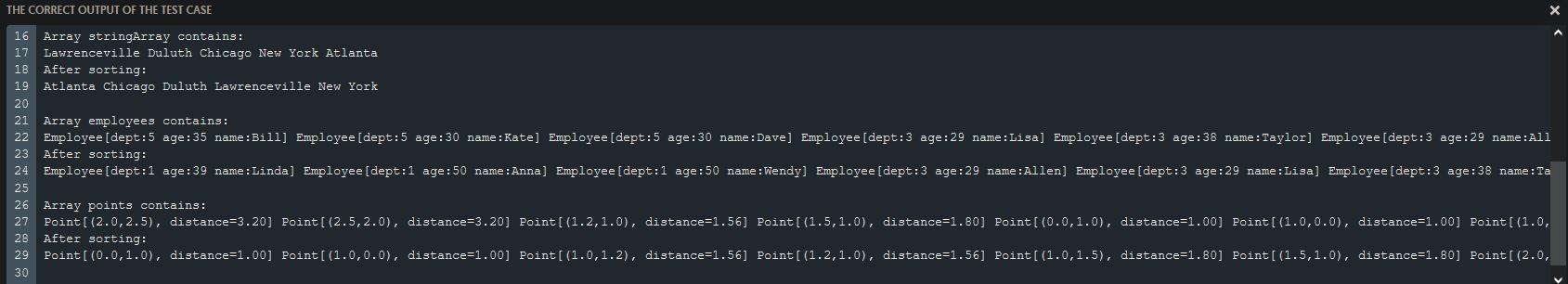 Solved Sorting Arrays using a Java Library Method: Edit the | Chegg.com