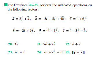 Solved For Exercises 20-25, perform the indicated operations | Chegg.com
