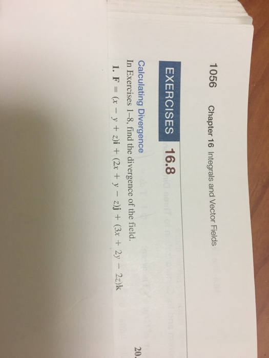 Solved 0 5 6 Chapter 16 Integrals and Vector Fields | Chegg.com