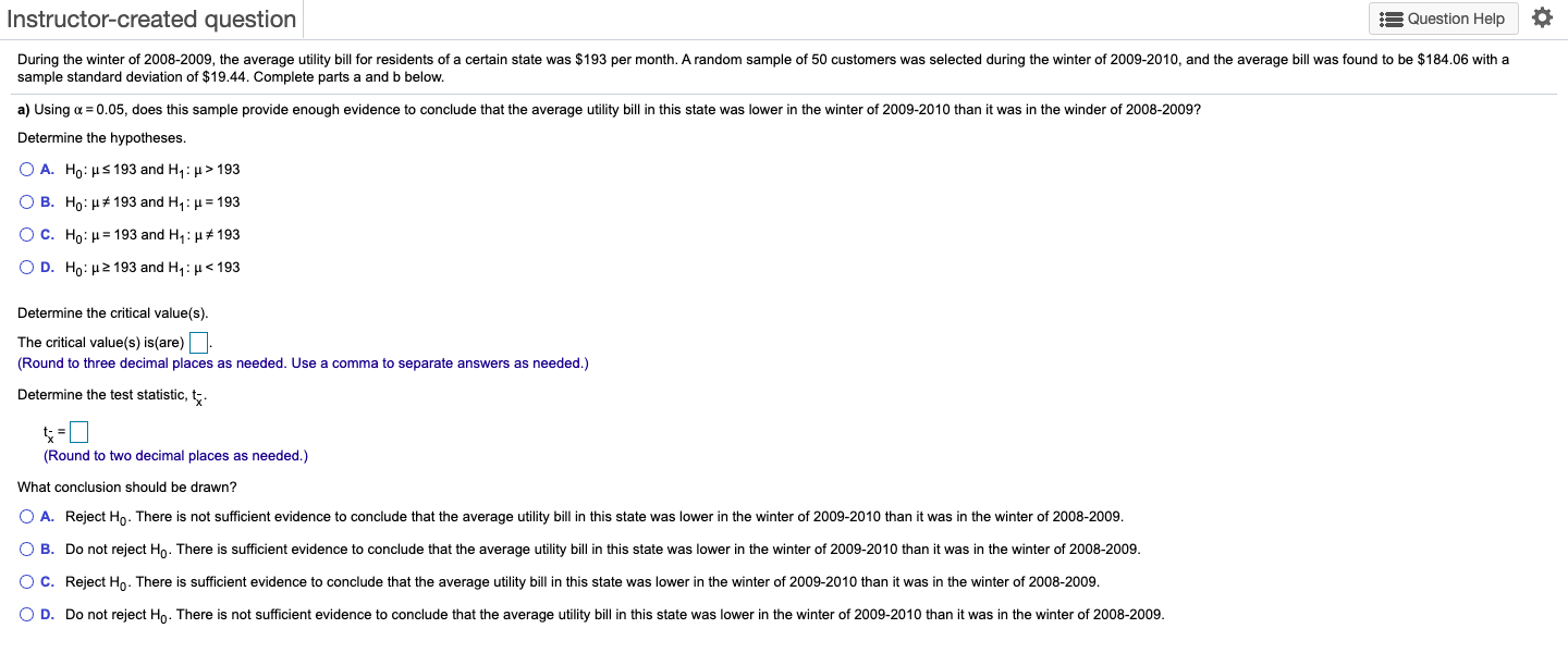 Solved Instructor-created question A Question Help During | Chegg.com