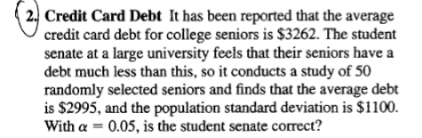 Solved Credit Card Debt It has been reported that the | Chegg.com
