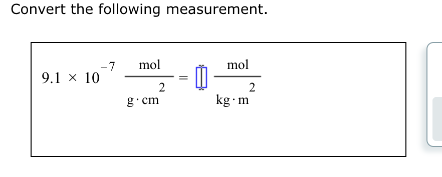 Solved Convert the following measurement. | Chegg.com Solved Convert the following measurement. | Chegg.com
