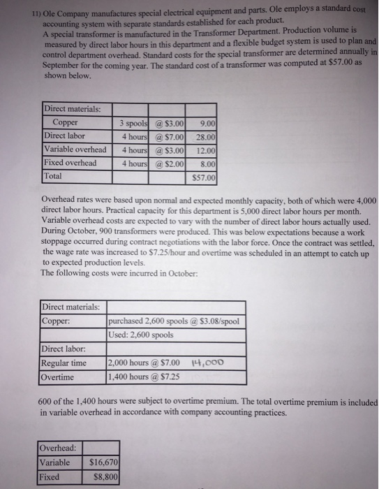 Solved Compute direct labor price variance and direct labor | Chegg.com
