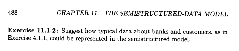 Solved 488 CHAPTER 11. THE SEMISTRUCTURED-DATA MODEL - | Chegg.com