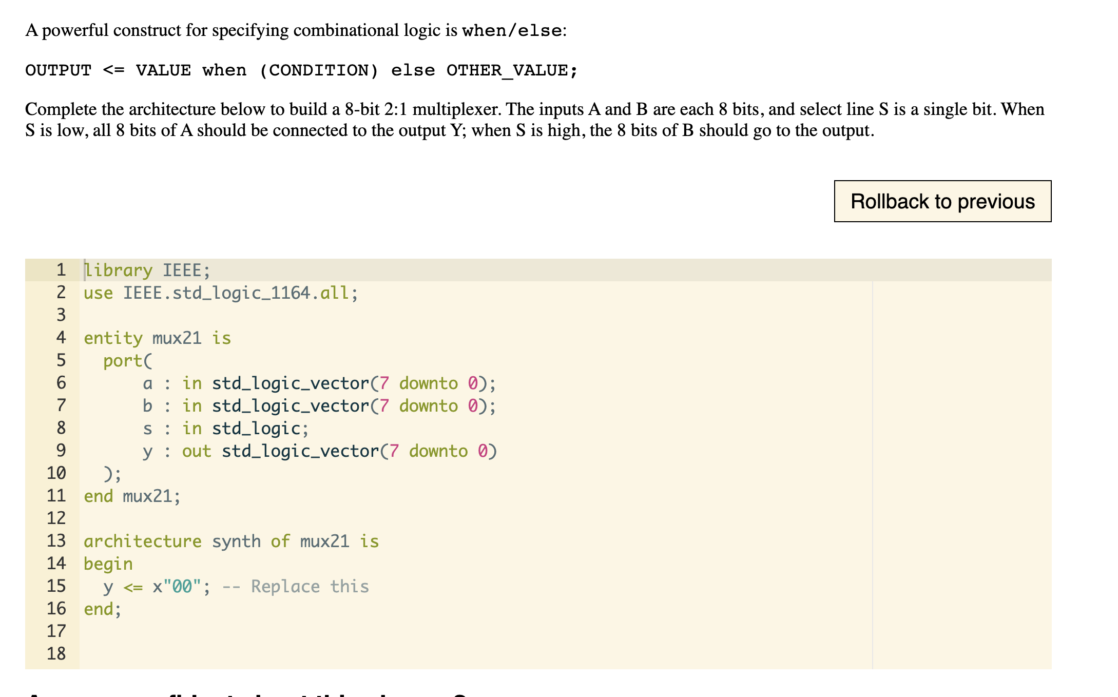 Solved A powerful construct for specifying combinational | Chegg.com