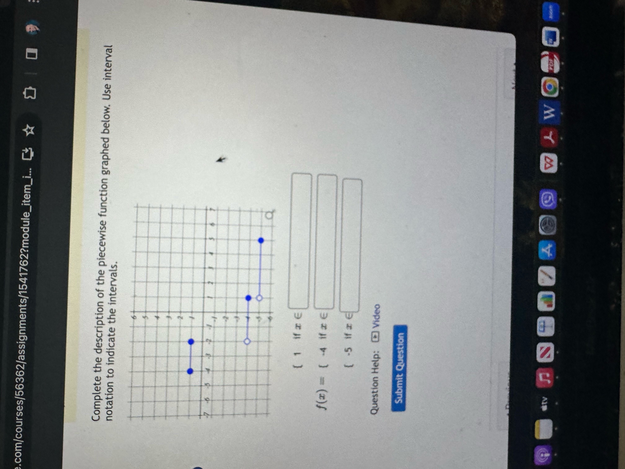 Solved Complete the description of the piecewise function | Chegg.com