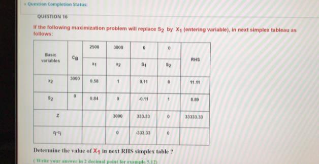 Solved Question Completion Status QUESTION 16 If the | Chegg.com