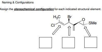 Solved Naming \& Configurations Assign the stereochemical | Chegg.com