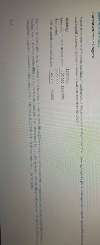 Solved Show Attempt History Current Attempt in Progress A | Chegg.com