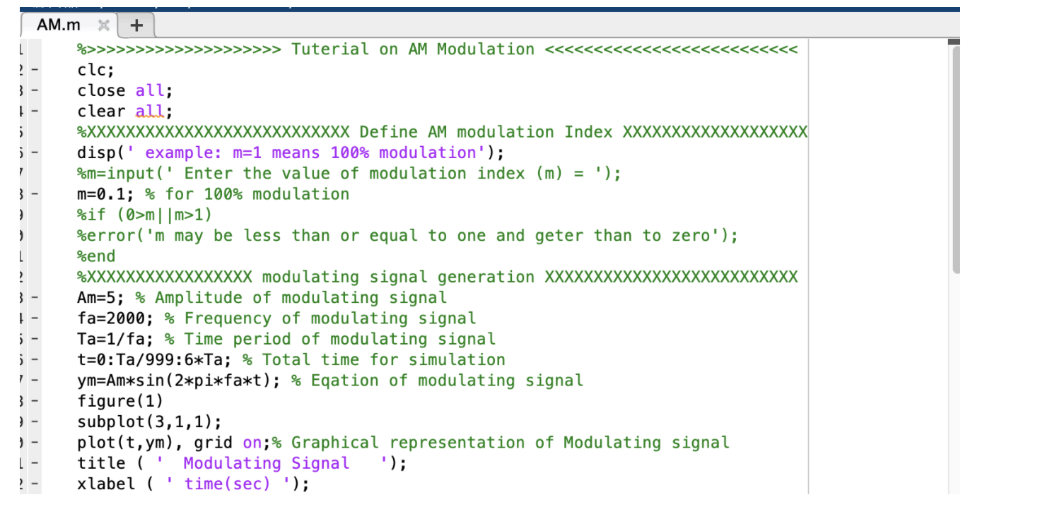 Solved Attached, please find a Matlab program AM.m | Chegg.com