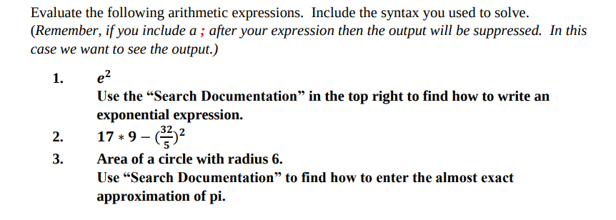 Solved Evaluate the following arithmetic expressions. | Chegg.com