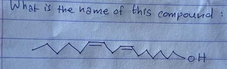 Solved Please name this compound. HO FOH What is the name | Chegg.com