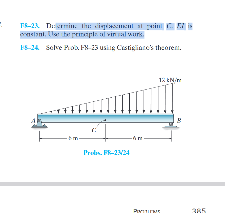 Solved F8-23. Determine the displacement at point constant. | Chegg.com Solved F8-23. Determine the displacement at point constant. | Chegg.com