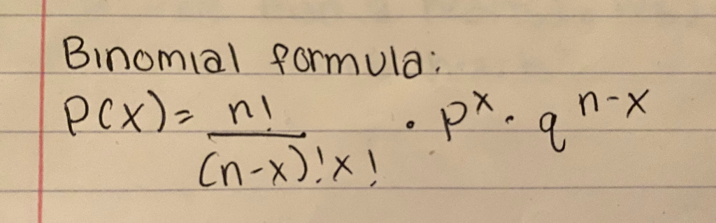 Solved Use the binomial formula to solve the following: | Chegg.com