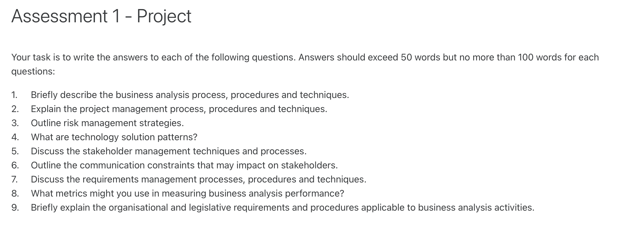 Solved Your task is to write the answers to each of the | Chegg.com