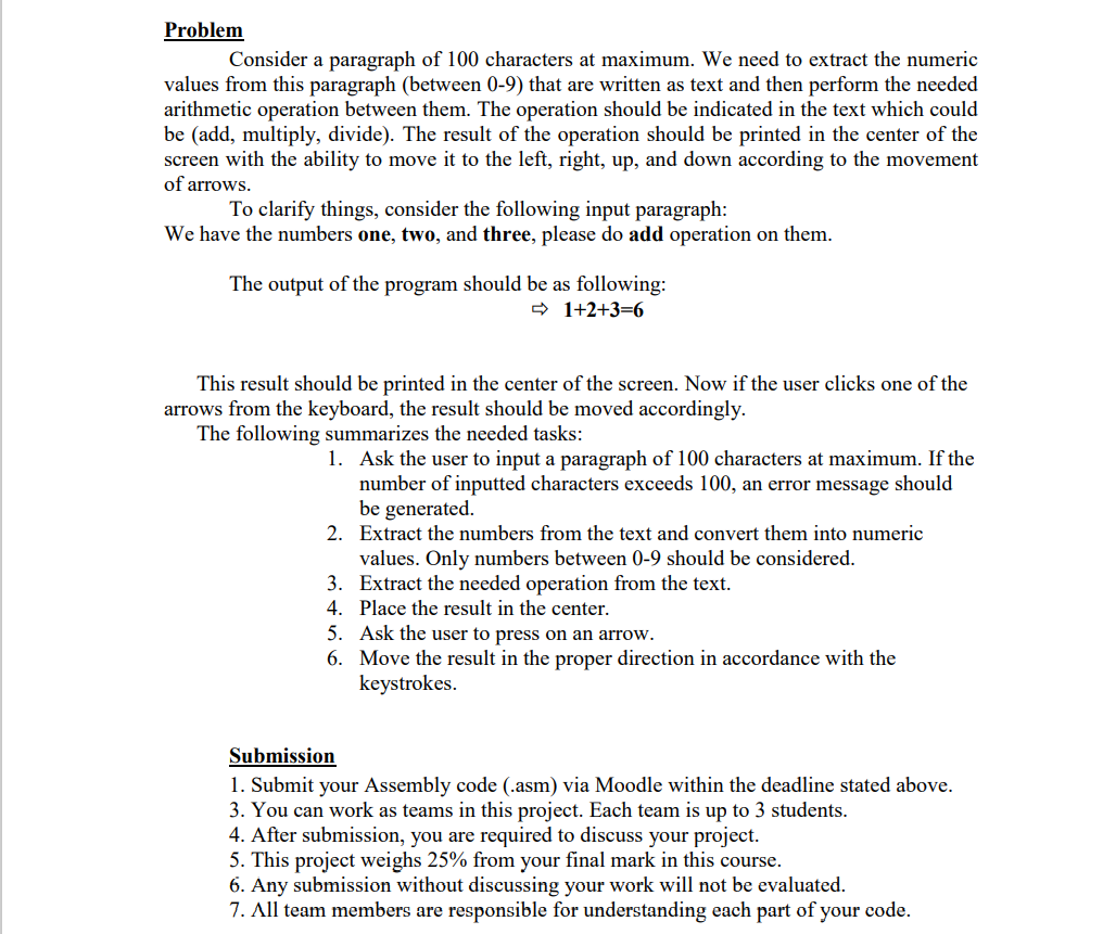 Solved Problem Consider a paragraph of 100 characters at | Chegg.com