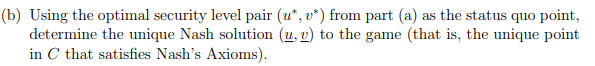 Solved Consider the two-player, non-zero-sum, cooperative | Chegg.com