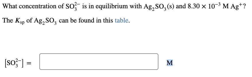 Solved What concentration of SO3 is in equilibrium with | Chegg.com