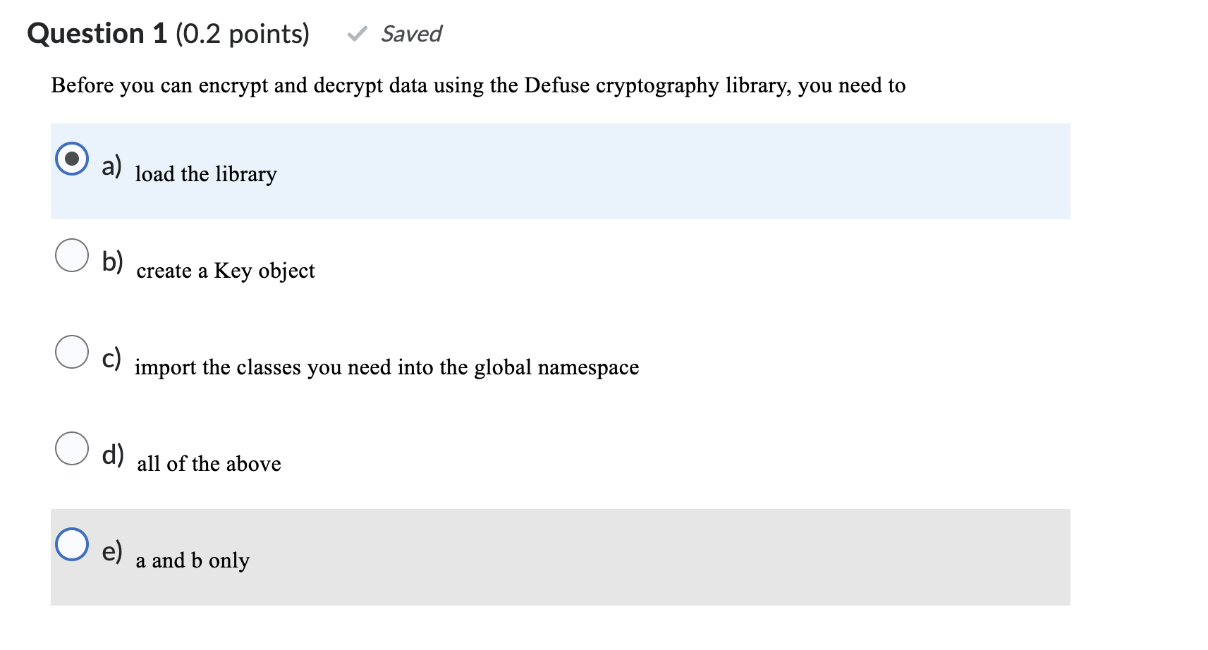 Solved Before you can encrypt and decrypt data using the | Chegg.com