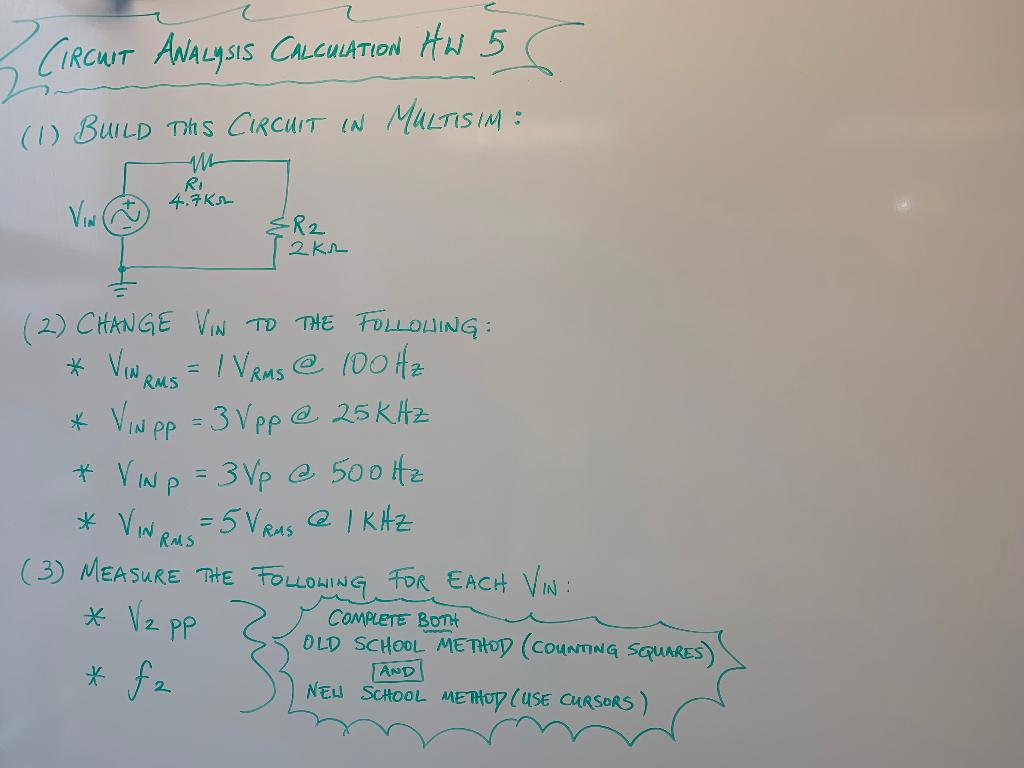 Solved PLEASE COMPLETE IN MULTISIM IF YOU DONT KNOW HOW TO | Chegg.com