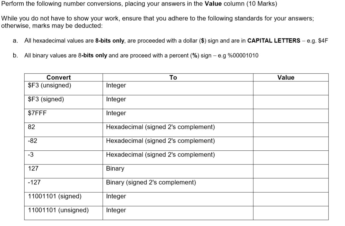 HCS12 Assembly Language Reference Manual Task One - | Chegg.com