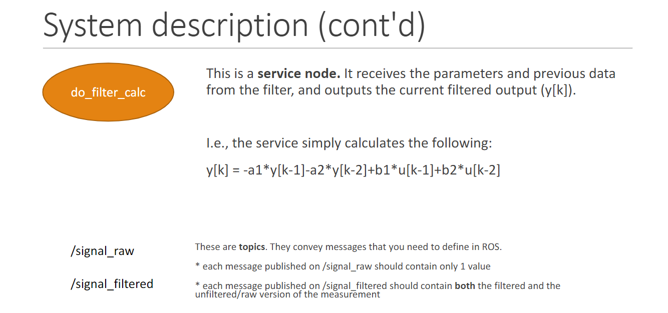 Solved Exercise Implement the following system in ROS. Use | Chegg.com