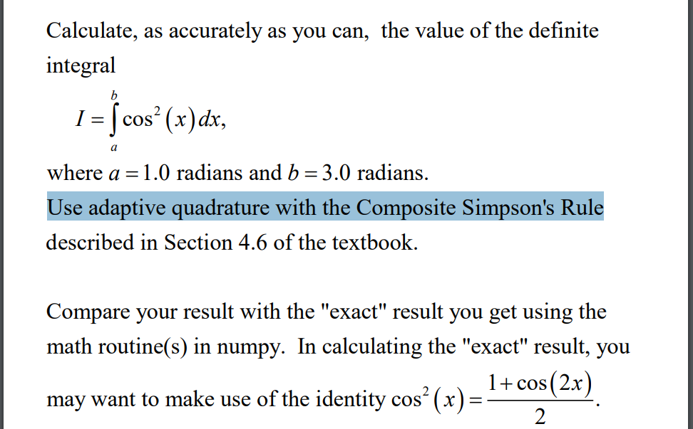 Please use Python for implementation, the algorithm | Chegg.com