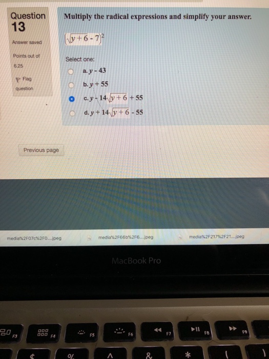 Solved Question Simplify The Expression Write Your Answer 9636