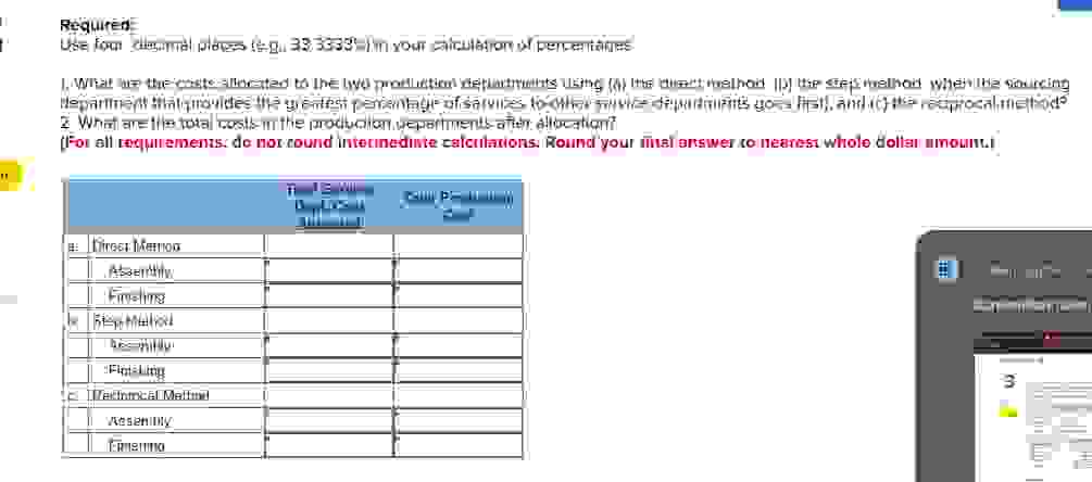 Solved Logan Products has two production | Chegg.com