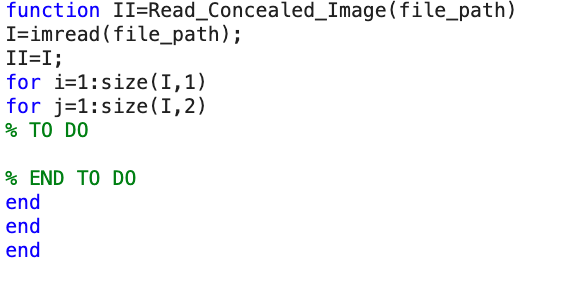 Solved Using the following code, solve TO DO using Matlab to | Chegg.com