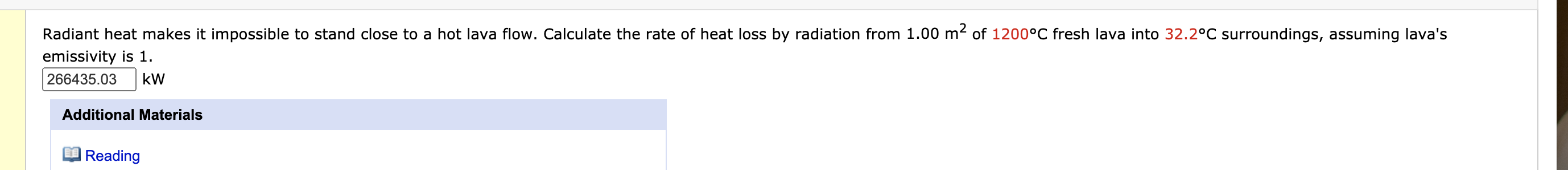 Solved Radiant heat makes it impossible to stand close to a | Chegg.com