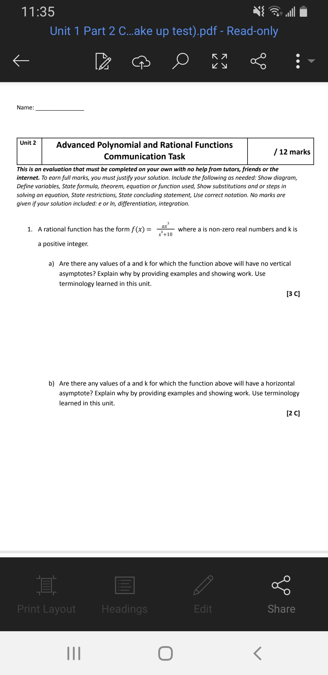 Solved 2 Given The Base Function Fxx5 A Describe How 