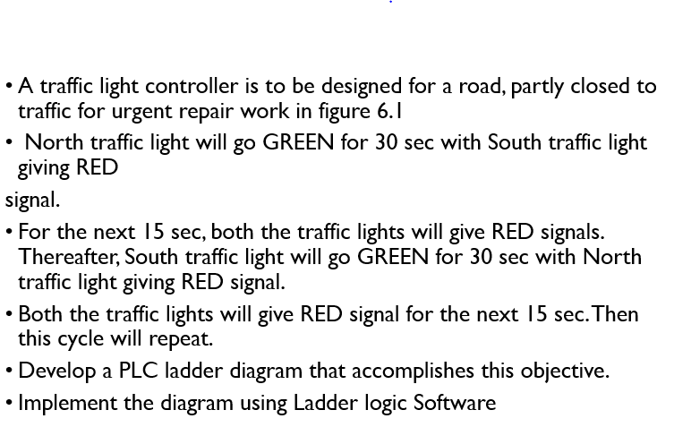 Solved • A traffic light controller is to be designed for a | Chegg.com