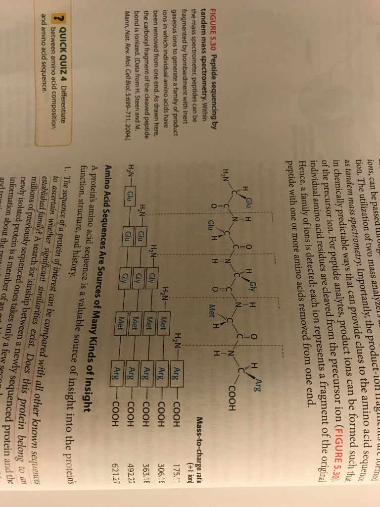 Solved Tormed sequence ions, can be passed to tion. The | Chegg.com