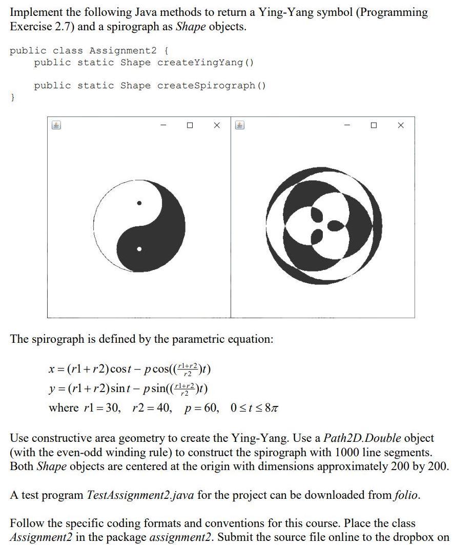 Solved Implement the following Java methods to return a | Chegg.com
