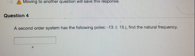 Solved Question 1 The unit step response of a second order | Chegg.com