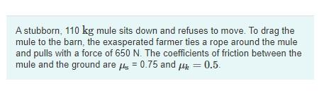 Solved A: What is the magnitude of the friction force | Chegg.com