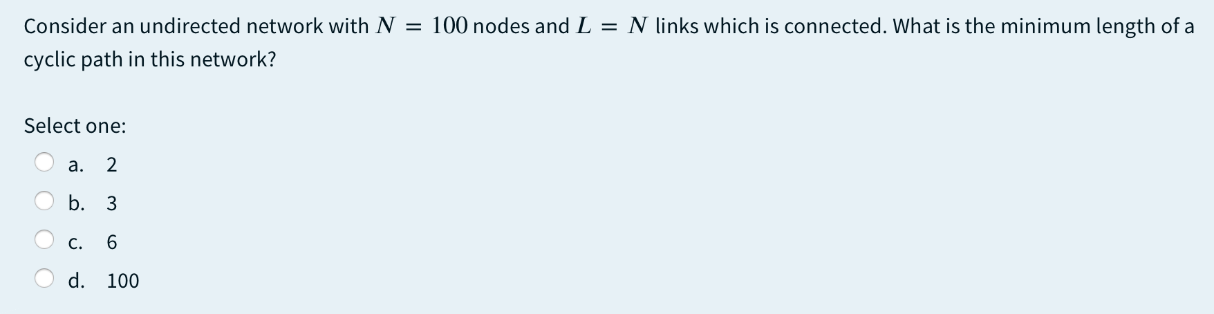 Solved = N links which is connected. What is the minimum | Chegg.com