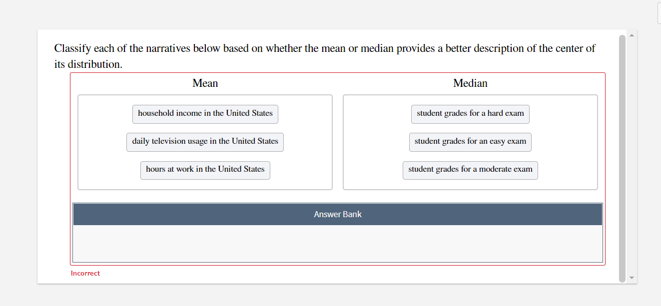Solved Classify each of the narratives below based on | Chegg.com