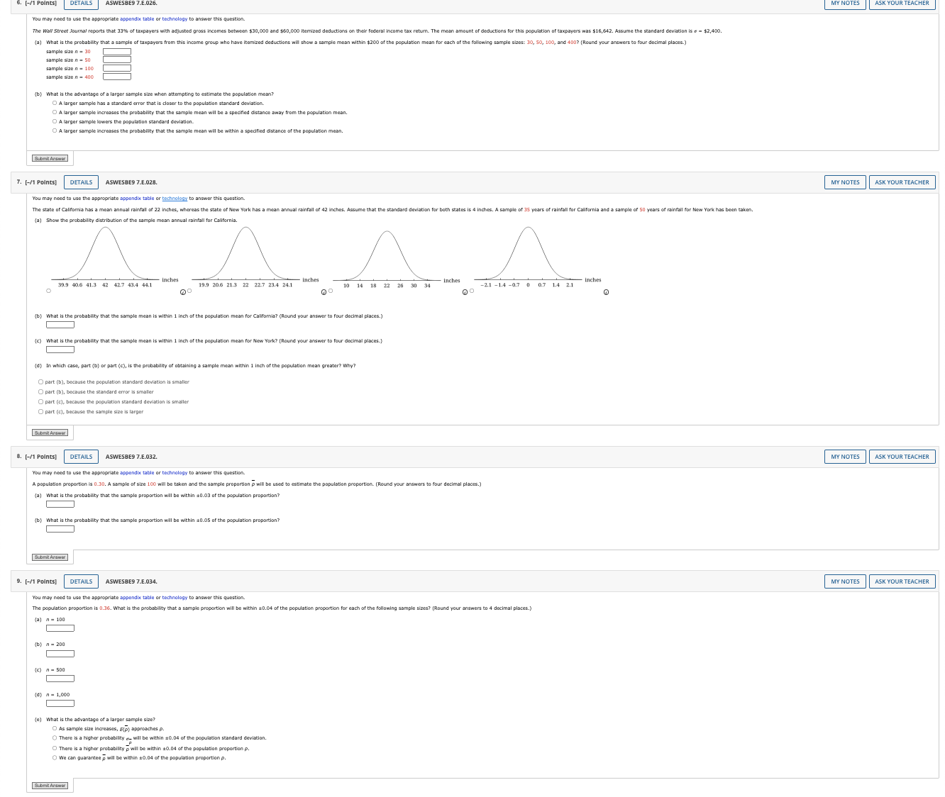 Solved sample size n=30 sample sixe n=50 sample sixe n=100 | Chegg.com