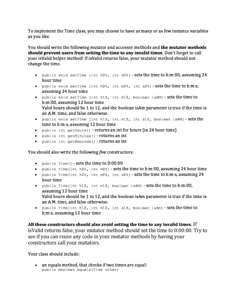 Part 3: Time Program Complete the code for the | Chegg.com