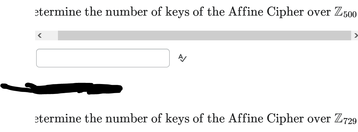 Solved ztermine the number of keys of the Affine Cipher over | Chegg.com