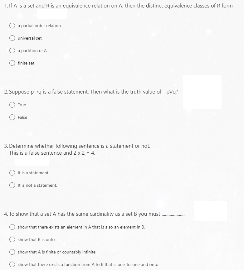 Solved 1. If A is a set and R is an equivalence relation on | Chegg.com