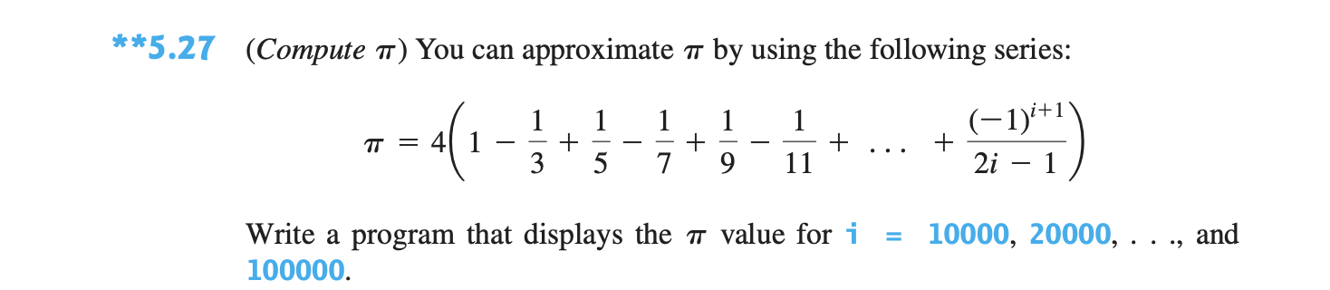 Solved **5.27 (Compute ) You can approximate ar by using the | Chegg.com