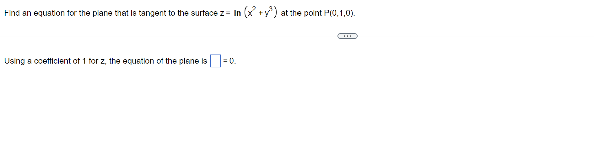 Solved Find an equation for the plane that is tangent to the | Chegg.com