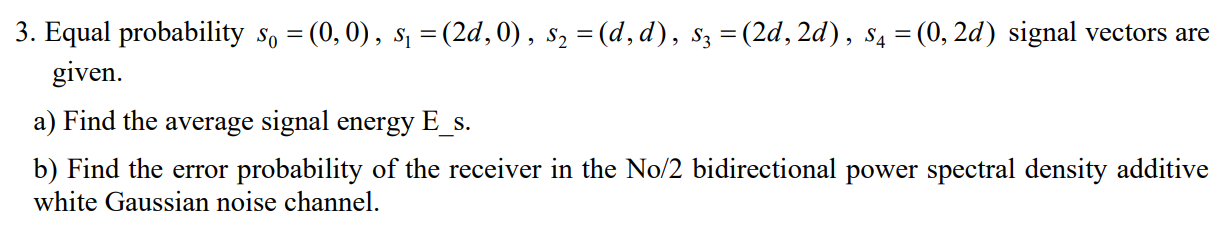 Solved 3. Equal probability | Chegg.com