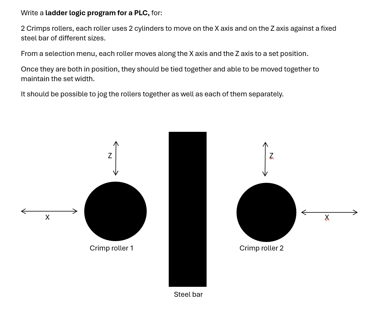 A Program Please write A Ladder Logic Program For A