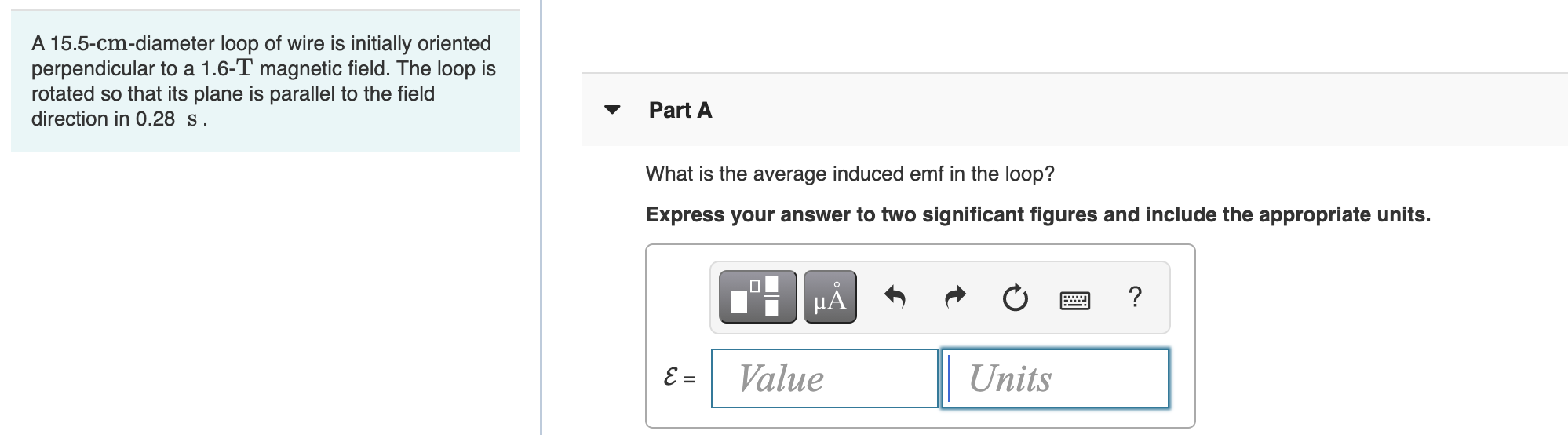 Solved A 15.5-cm-diameter loop of wire is initially oriented | Chegg.com