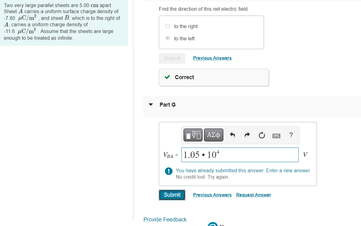 Solved Two very large parallel sheets are 5.00 cm apart. | Chegg.com